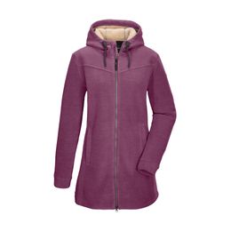 G.I.G.A. by Killtec Fleecejacke "GW 82 WMN FLC PRK", Damen, Gr. 44, orchidee, Oberseite: 100% Polyester;R&uuml;ckseite: 100% Polyester, G.I.G.A. DX BY KILLTEC, Jacken Fleecejacke, Fleeceparka mit Teddyfell, 2-Wege-Rei&szlig;verschluss, verstellbare Kapuze