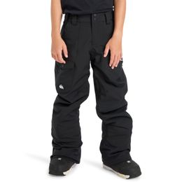 Snowboardhose Quiksilver "Utility", Jungen, Gr. 12, schwarz, Obermaterial: 100% Microfaser;, Hosen