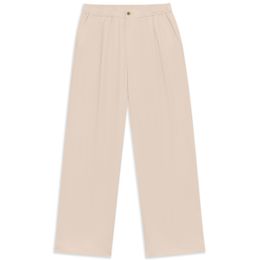 Bundfaltenhose Bugatti "Loose Fit", Herren, Gr. 36, L&auml;nge 34, 20, ecru, 89% Baumwolle, 10% Leinen, 1% Elasthan, unifarben, loose fit, Hosen, natural linen mix