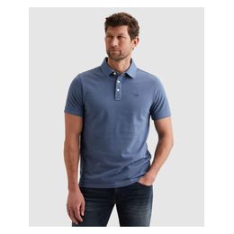 PME-Legend Poloshirt PME LEGEND, Herren, Gr. XL, misty water, Piqu&eacute;, Obermaterial: 100% Baumwolle, bestickt, unifarben, normal h&uuml;ftbedeckend, Rundhals, Shirts, mit Logo-Stickerei