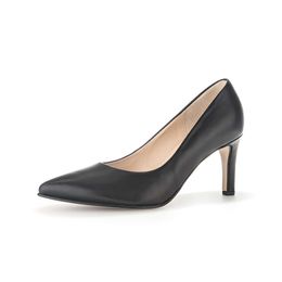 Pumps Gabor "Eleganter Pump", Damen, Gr. 38,5, schwarz, Schuhe Pumps