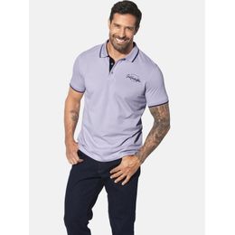 Poloshirt Jan Vanderstorm "Poloshirt PERDER", Herren, Gr. 4XL, lila (helllila), Obermaterial: 100% Baumwolle CO., Shirts
