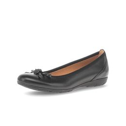 Ballerina Gabor "Sportliche Ballerina", Damen, Gr. 35, schwarz, Schuhe Ballerina