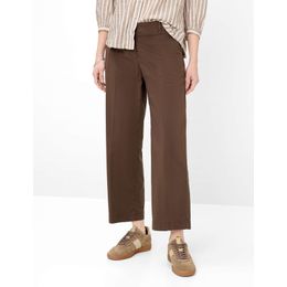 5-Pocket-Hose Brax "Style MAINE S", Damen, Gr. 34K (17), Kurzgr&ouml;&szlig;en, dunkelbraun, Web, 78% Baumwolle, 19% Lyocell, 3% Elasthan, Hosen 5-Pocket-Hose