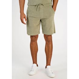 Shorts LINDBERGH "Freizeitshorts Relaxed Fit", Herren, Gr. L, dusty olive, Obermaterial: 80% Baumwolle, 20% Polyester, relaxed fit, Hosen Shorts