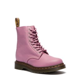 Schn&uuml;rboots Dr. Martens "1460 Pascal", Damen, Gr. 37, rosa, Glattleder, unifarben, Schuhe Schn&uuml;rboots, Derber 8-Loch Boots, Stiefelette mit logobedruckter Anziehlasche