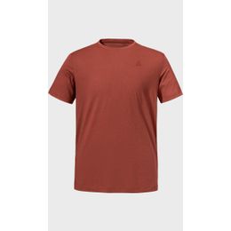 Sch&ouml;ffel Funktionsshirt SCH&Ouml;FFEL "T Shirt Buchberg M", Herren, Gr. 54, 5590, rot, Oberstoff: 60% Baumwolle, 40% Polyester, Rundhals, Shirts Funktionsshirt