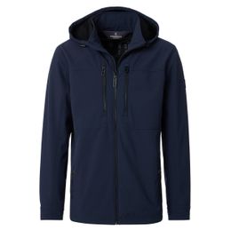Softshelljacke Casamoda "Casamoda Softshelljacke uni", Herren, Gr. 4XL, dunkelblau, 92% Polyester, 8% Elasthan, Jacken Softshelljacke