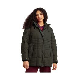 Steppjacke STOY "STW 3 WMN QLTD JCKT", Damen, Gr. 46, olivgr&uuml;n, Obermaterial: 100% Polyester;Futter: 100% Polyester;F&uuml;llung: 100% Polyester, Jacken Steppjacke, Wasserabweisend, winddicht, atmungsaktiv, verstellbare Kapuze