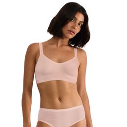 Bralette Sloggi "ZERO Feel Air Bralette", Damen, Gr. L, N-Gr, cherry pink, Single Jersey, Obermaterial: 83% Polyamid, 17% Elasthan, BHs Bralette, atmungskativ und unsichtbar