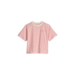 Marc O'Polo T-Shirt MARC O'POLO "aus softer Bio-Baumwolle", Jungen, Gr. 152, rot, Obermaterial: 92% Baumwolle, 8% Elasthan, gestreift, relaxed fit, Rundhals, Shirts T-Shirt
