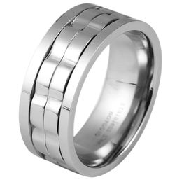 Adelia&acute;s Fingerring ADELIA&acute;S "Herren Ring aus Edelstahl" Gr. 64, silber, Fingerringe, Herren, 64, Edelstahl, Fingerring