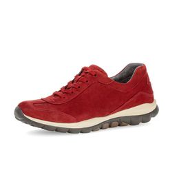 Sneaker Gabor "Sneaker low", Damen, Gr. 35,5, rot, Schuhe Sneaker
