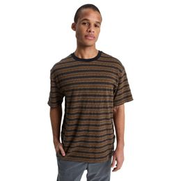 Sporttop Quiksilver "Okano Jacquard", Herren, Gr. L, schwarz horizons horizontal, Obermaterial: 100% Walkfrottier;, Tops Sporttop