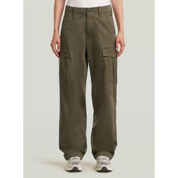 G-Star Raw Cargohose G-STAR "Loose Cargohose", Damen, Gr. 28, gs grau, Obermaterial: 97% Baumwolle, 3% Elasthan, Hosen Cargohose
