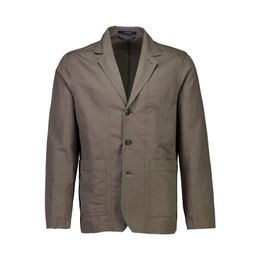 Anzugsakko LINDBERGH "LINDBERGH Sakko", Herren, Gr. L, dk olive, Obermaterial: 55% Baumwolle, 45% Leinen, Sakkos
