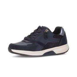Sneaker Gabor "Sneaker low", Herren, Gr. 36, blau, Schuhe Sneaker