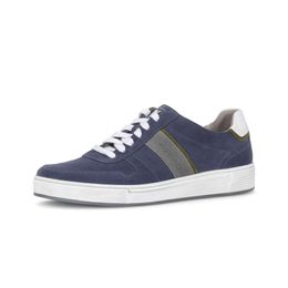 Sneaker Gabor "Sneaker low", Herren, Gr. 46, blau, Schuhe Sneaker