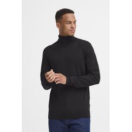 Rollkragenpullover Blend "BHDan", Herren, Gr. M, schwarz, Feinstrick, 70% Viskose, 30% Nylon, meliert, Basic, normal normal, ohne Ausschnitt, Pullover Rollkragenpullover, Stilvoller Strickpullover mit Rollkragen