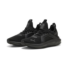Sneaker Puma "Softride Enzo 5 Trainingsschuhe Jugendliche", Damen, Gr. 35,5, schwarz cool schwarz gray, Obermaterial: Synthetik, Textil; Futter: Textil; Innensohle: Textil; Laufsohle: Gummi, Schuhe Sneaker