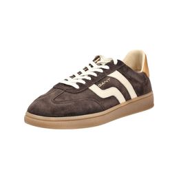Sneaker Gant "Gant Sneaker Veloursleder", Herren, Gr. 43, dunkelbraun, Veloursleder, Schuhe Sneaker