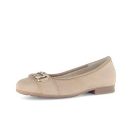 Ballerina Gabor "Eleganter Ballerina", Damen, Gr. 35,5, braun, Schuhe Ballerina