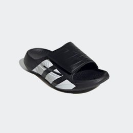 Badesandale adidas Sportswear "LIGHTBLAZE ADILETTE", Herren, Gr. 44,5, schwarz-wei&szlig; (core schwarz, cloud wei&szlig;, cloud wei&szlig;), Synthetik, Schuhe, Badelatschen