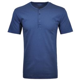 Longshirt Ragman, Herren, Gr. 102, blau (nachtblau), Baumwolle, regular fit, Rundhals, Shirts Longshirt