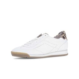 Sneaker Gabor "Sneaker low", Herren, Gr. 42,5, creme, Schuhe Sneaker