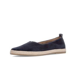 Slipper Gabor "Slipper", Damen, Gr. 37,5, blau, Schuhe Slipper