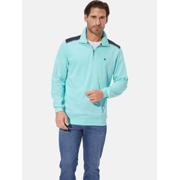 Sweatshirt Babista "Sweatshirt TARLON", Herren, Gr. XXL, blau (t&uuml;rkis), Obermaterial: 100% Baumwolle CO., Sweatshirts Sweatshirt