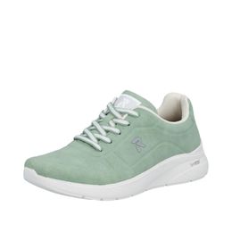 Sneaker Rieker, Damen, Gr. 39, mint, Textil, Basic, Schuhe Sneaker, Schn&uuml;rschuh, Freizeitschuh, Halbschuh mit leichter Laufsohle