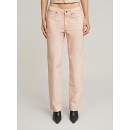 G-Star Raw 5-Pocket-Jeans G-STAR "G-Straight Jeans", Damen, Gr. 26, L&auml;nge 30, peach puree gd coated, Obermaterial: 75% Baumwolle, 25% Baumwolle, Jeans 5-Pocket-Jeans
