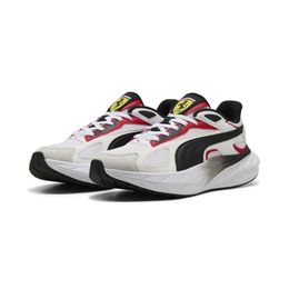 Sneaker Puma "Scuderia Ferrari Hypnotic Sneakers Erwachsene", Herren, Gr. 45, wei&szlig; schwarz, Obermaterial: Kuhleder, Synthetik, Textil. Futter: Textil. Innensohle: Textil. Laufsohle: Gummi, Schuhe Sneaker