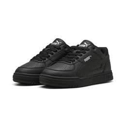Sneaker Puma "Caven III Sneakers Jugendliche", Jungen, Gr. 39, schwarz silber metallic, Obermaterial: Textil, Synthetik. Futter: Textil. Innensohle: Textil, Keine Angabe. Laufsohle: Gummi, Schuhe Sneaker