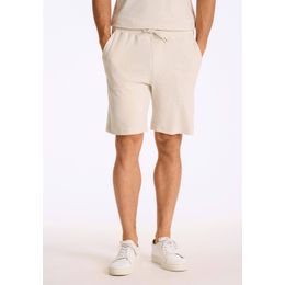 Shorts LINDBERGH "Freizeitshorts Relaxed Fit", Herren, Gr. L, fair grau, Obermaterial: 80% Baumwolle, 20% Polyester, relaxed fit, Hosen Shorts