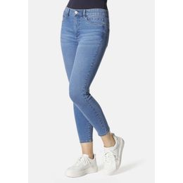 5-Pocket-Jeans STOOKER WOMEN "Rio Denim Season Skinny Fit Jeans", Damen, Gr. 38, L&auml;nge 26, blau (classic blau), Denim/Jeans, 83% Baumwolle, 16% recycled Polyester, 1% Elasthan, skinny fit lang, Jeans 5-Pocket-Jeans, Skinny Fit Casual Clean Wash Denim Jeans Magic Shape Effekt f&uuml;r Damen