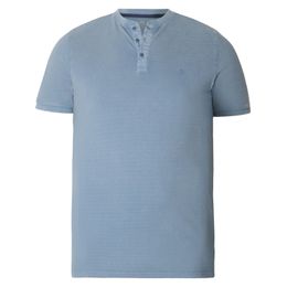 T-Shirt Jan Vanderstorm "T-Shirt TAAGURD", Herren, Gr. L, blau, Obermaterial: 100% Baumwolle CO., Shirts T-Shirt