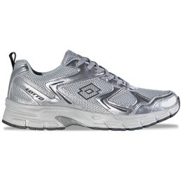 Sneaker Lotto, Damen, Gr. 43, silber, leuchtendesgrau, Kunstfaser, Synthetik, Schuhe Sneaker, - besonders leicht & bequem