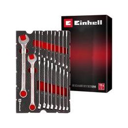 Einhell Gabelringschl&uuml;ssel-Set, in E-Case-Einleger, Werkzeug-Set 19-teilig