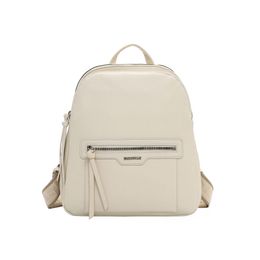 Emily & Noah Rucksack EMILY & NOAH "Rucksack E&N Josepha", Damen, Gr. B/H/T: 26cm x 32cm x 7cm, beige (beige 400), Obermaterial: 70% PVC PVC. 30% Polyurethan PU., Rucks&auml;cke Rucksack