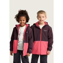 Winterjacke Jack Wolfskin "SNOW DAYS JKT KIDS", Kinder, Gr. 152, amaranth, Obermaterial: 100% Polyester; F&uuml;llung: 100% Polyester; Futter: 100% Polyester, Jacken Winterjacke