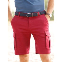 Bermudas Catamaran, Herren, Gr. 56, Normalgr&ouml;&szlig;en, rot (dunkelrot), 98% Baumwolle, 2% Elasthan, unifarben, kurz, Hosen Bermudas