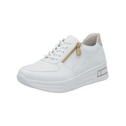 Sneaker Rieker "Rieker Sneaker Synthetik", Damen, Gr. 39, wei&szlig;, Synthetik, Schuhe Sneaker