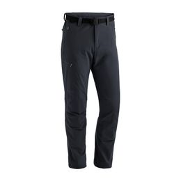 Funktionshose Maier Sports "Oberjoch Therm", Herren, Gr. 33, Kurzgr&ouml;&szlig;en, schwarz, 90% Polyamid, 10% Elasthan, Hosen Funktionshose, Winter-Outdoorhose, wattiert und elastisch