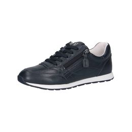Sneaker Caprice "Caprice Sneaker Nappaleder", Damen, Gr. 38, ocean, Nappaleder, Schuhe Sneaker