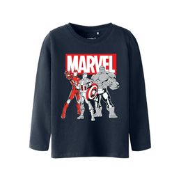 name it Shirt 'NMMVODIS MARVEL' Jungen Gr&ouml;&szlig;e 92 navy / grau / rot / wei&szlig;