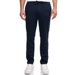 Schlupfhose INDICODE "INHeino", Herren, Gr. L, N-Gr, sky captain, Web, Obermaterial: 62% Polyester, 33% Viskose, 5% Elasthan, unifarben, regular fit kn&ouml;chellang, Hosen Schlupfhose
