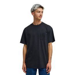 Sporttop Quiksilver "Oxni Washed", Herren, Gr. L, schwarz, Obermaterial: 100% Walkfrottier;, Tops Sporttop