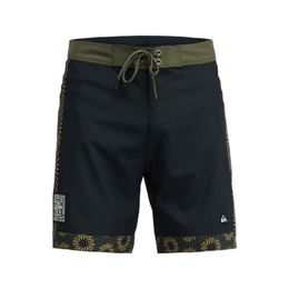 Boardshorts Quiksilver "Surfsilk Nomad 18", Herren, Gr. 28(XS), schwarz, Obermaterial: 88% Microfaser, 12% Elasthan;, Hosen